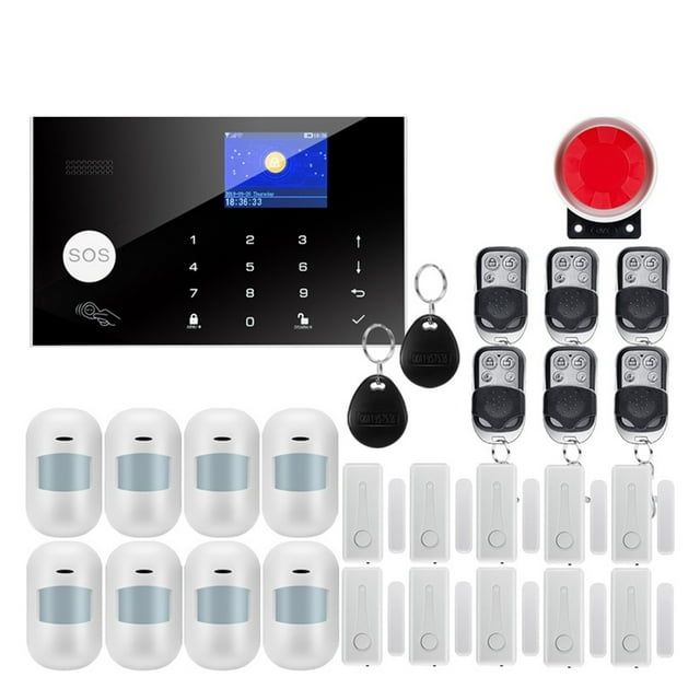 Smart Alarm Wireless GSM Home Security With Motion Detector Sensor ...