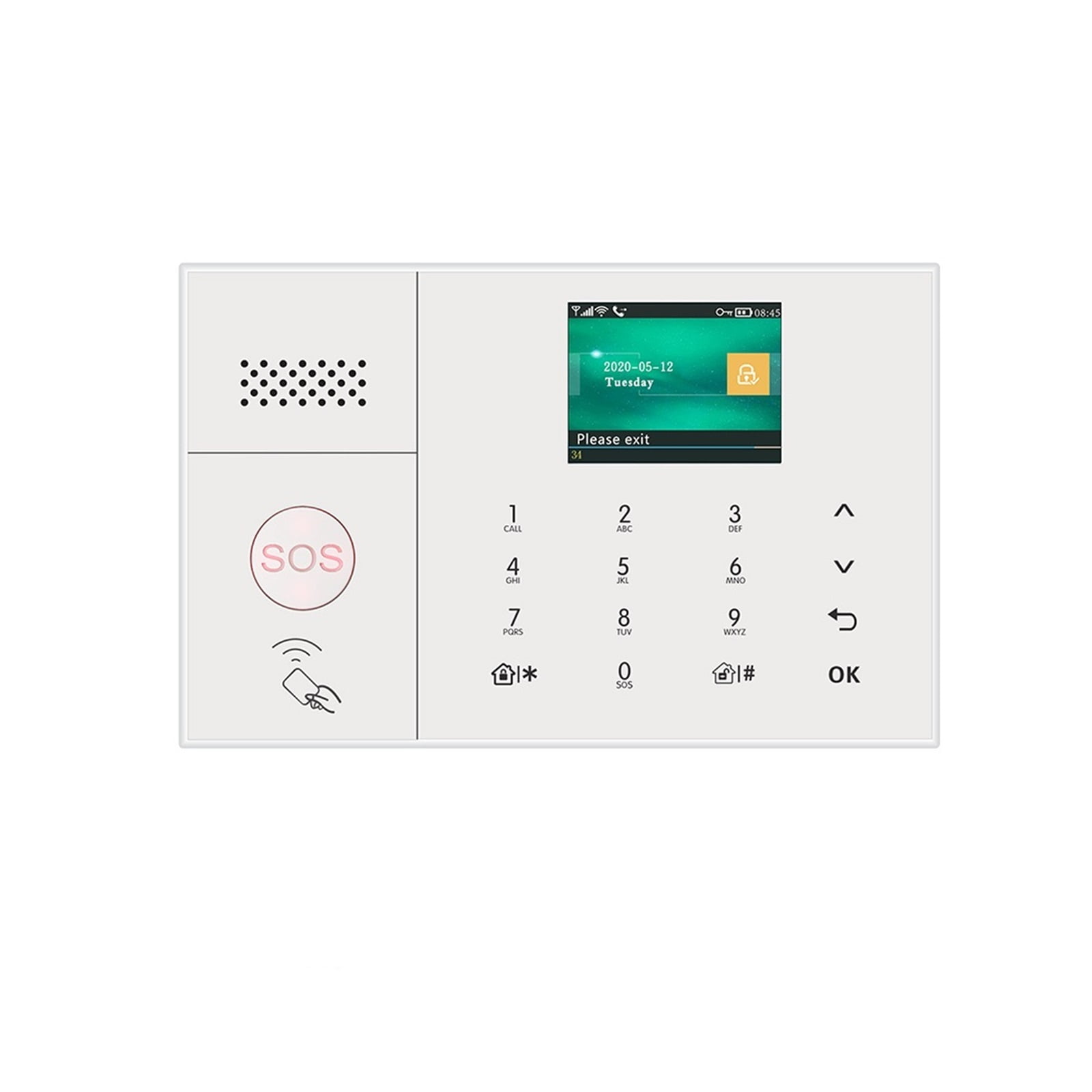Smart Alarm Wireless Home GSM Home Security With Motion Detector Sensor ...