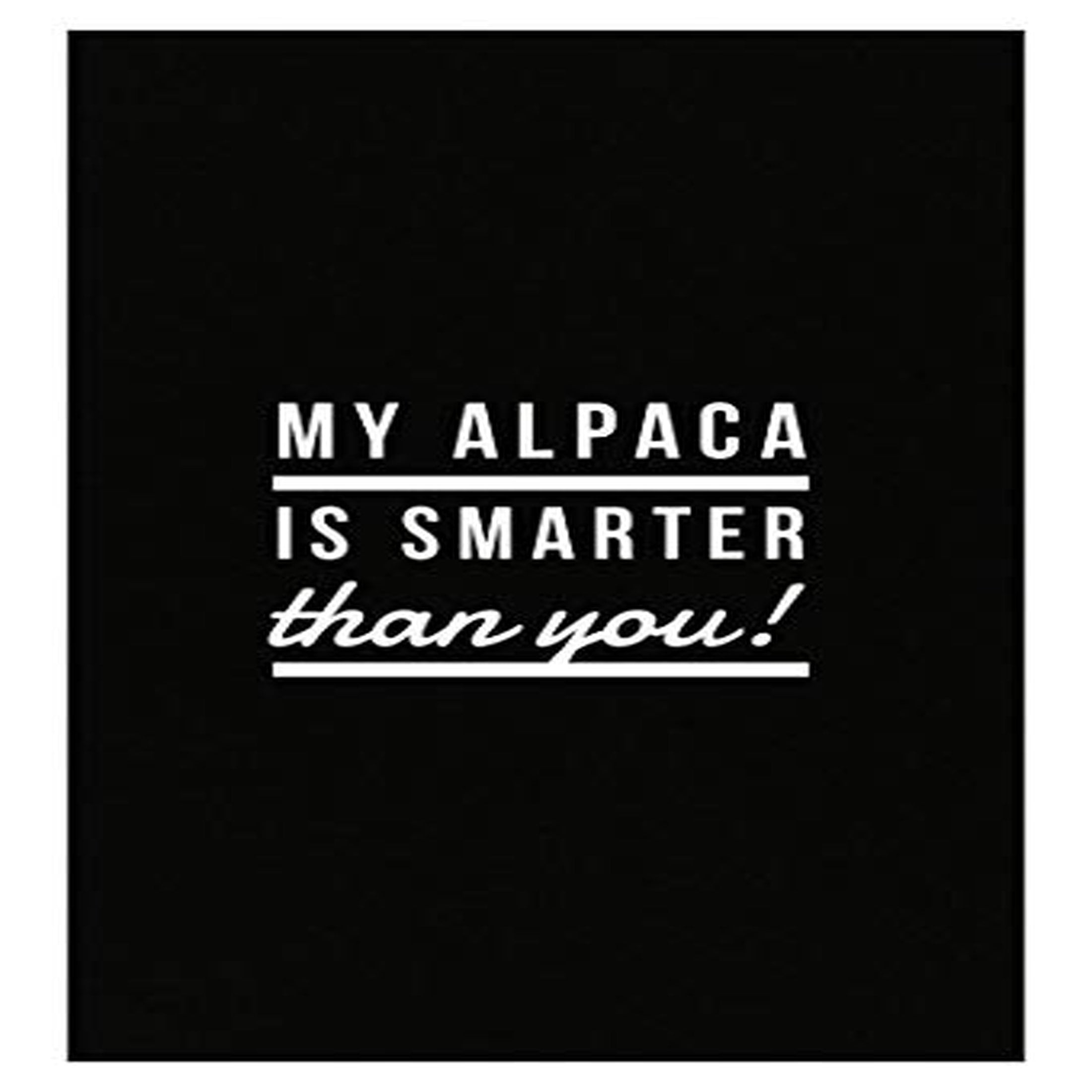 Smart Alpaca Poster - Wall Decor for Animal Lovers Gift - Walmart.com