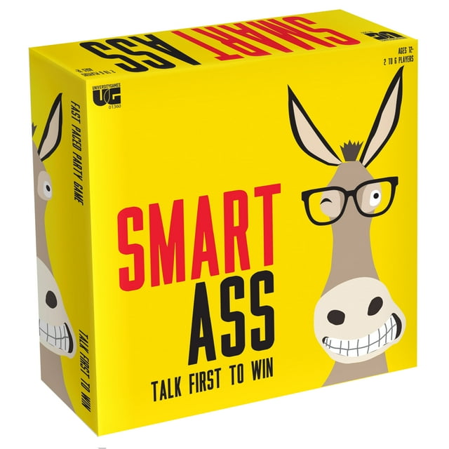 University Games Smart Ass Board Game: Fun Family-Friendly Group Game ...