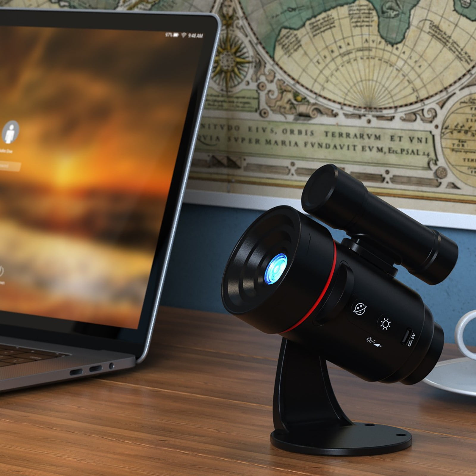 Smart Astronomical Telescope with Auto-Tracking Technology, Wi-Fi ...