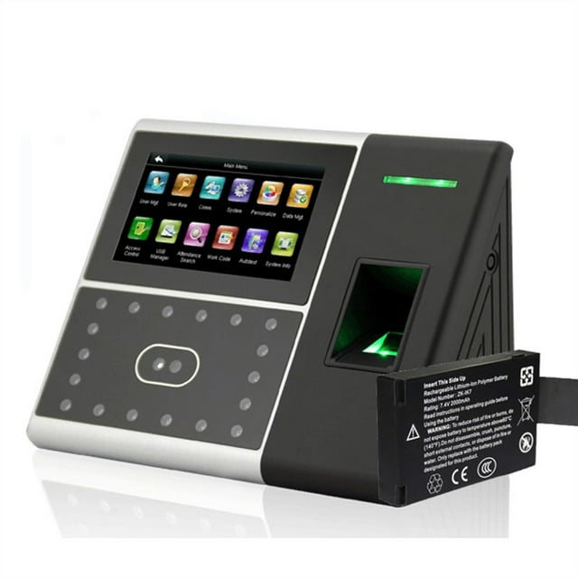 Smart Attendance Clock UFace302 TCP/IP Biometric Face Facial Fingerprint Time Attendance And ...