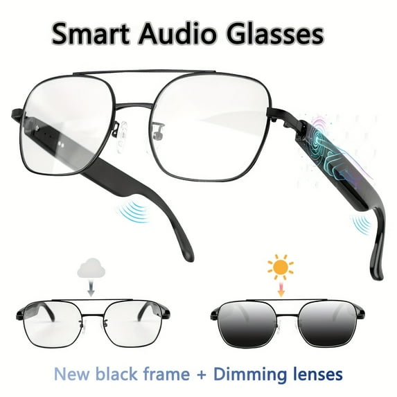 Smart Audio Glasses with Auto-Dimming Lenses, HD Calling & HiFi Music ...
