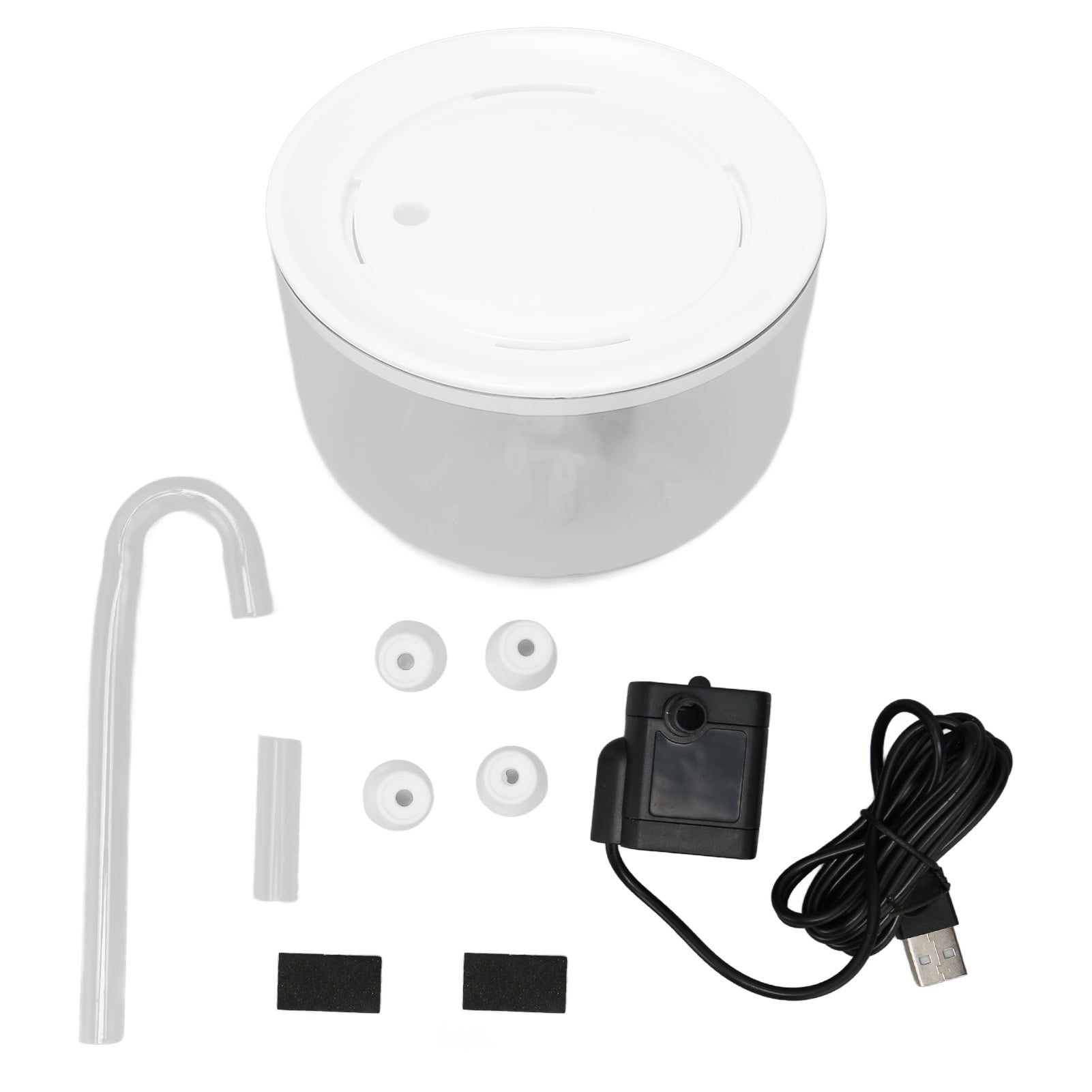 Smart Automatic Cat Water Fountain, Silent Faucet Shaped, Super Quiet ...