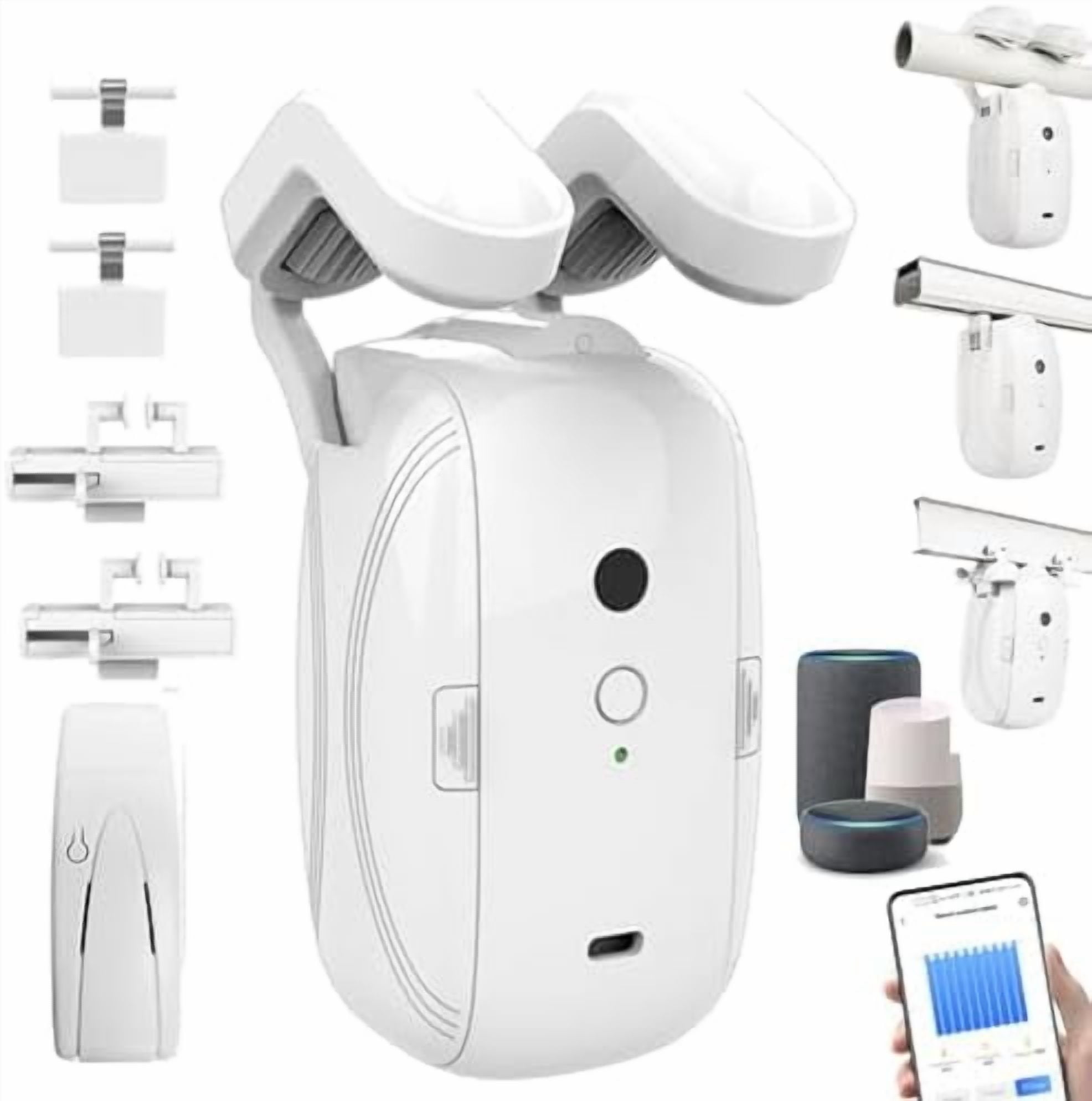 Smart Automatic Curtain Opener - Remote Controled by App/Timer/Voice ...