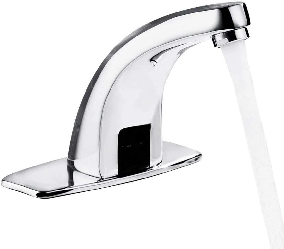 Smart Automatic Infrared Sensor Faucets Touchless Bathroom Basin Sink ...