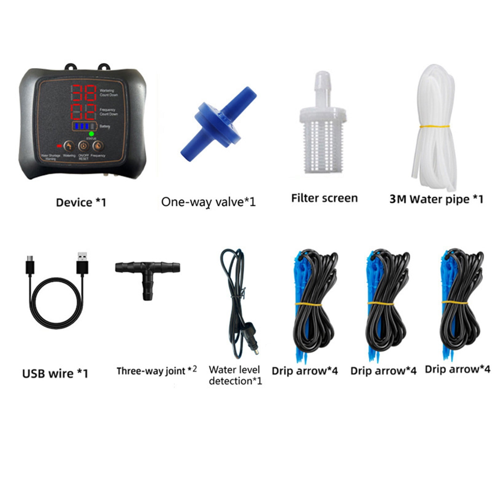 Smart Automatic Watering System with Timer, Self-Watering Drip Irrigation Kit for Lazy Gardener ...