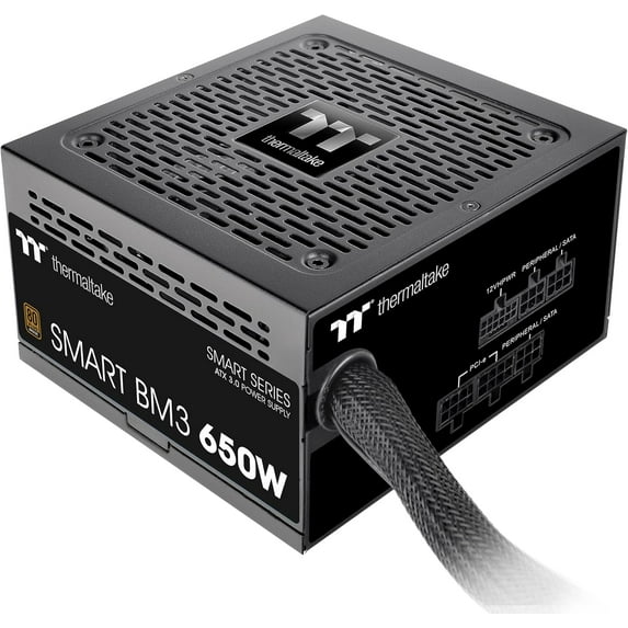 Smart BM3 650W 80Plus Bronze ATX 3.0 & PCIE 5.0 Ready Semi-Modular ...