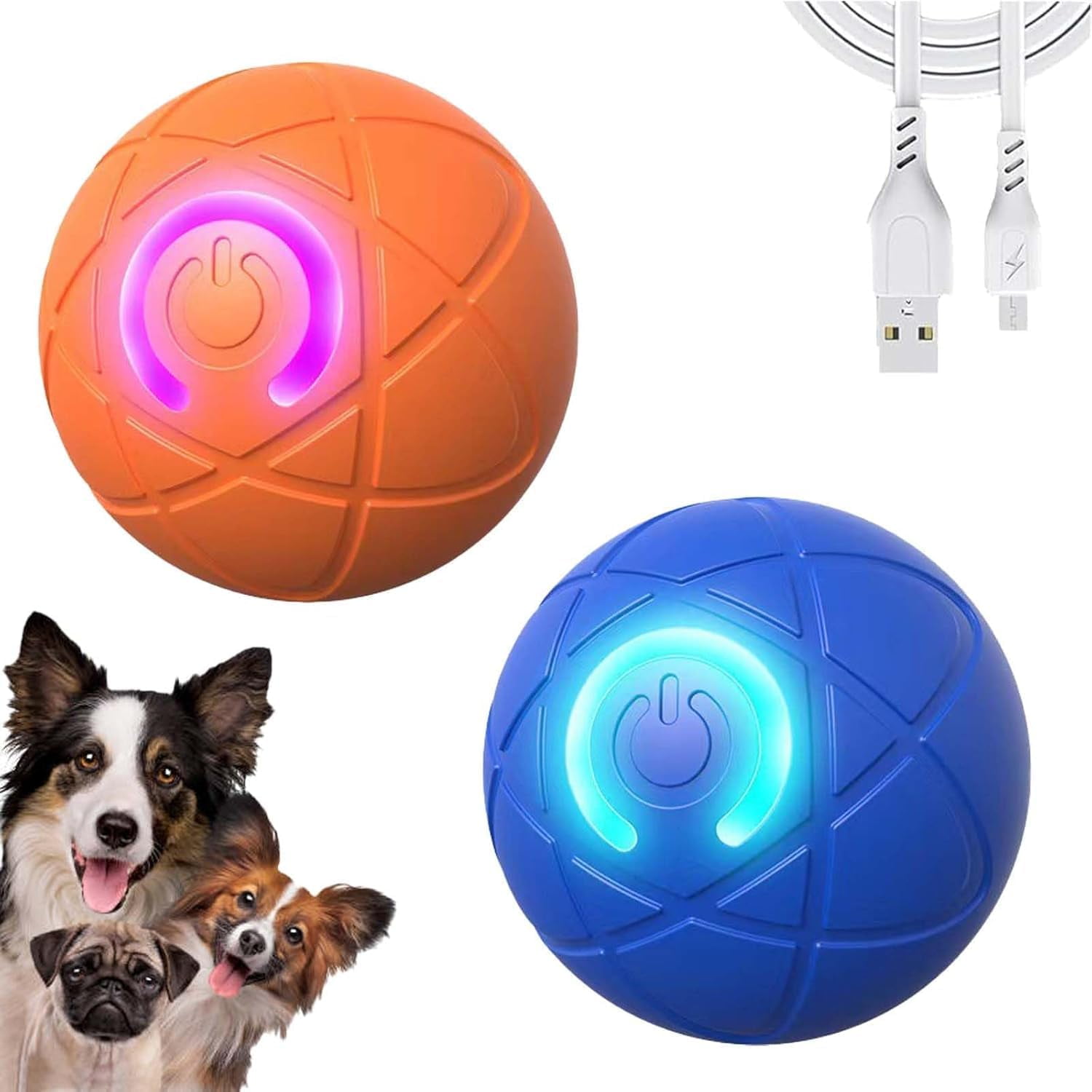 Smart Ball Jumping Dog Toy, Smart Jumping Ball For Dogs, Viral Shaky ...