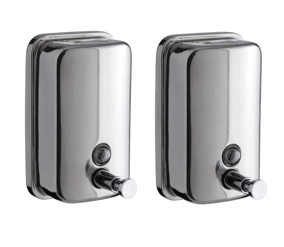 Smart Bath Stainless Steel 800 ml Push Button Liquid Soap Lotion Office ...