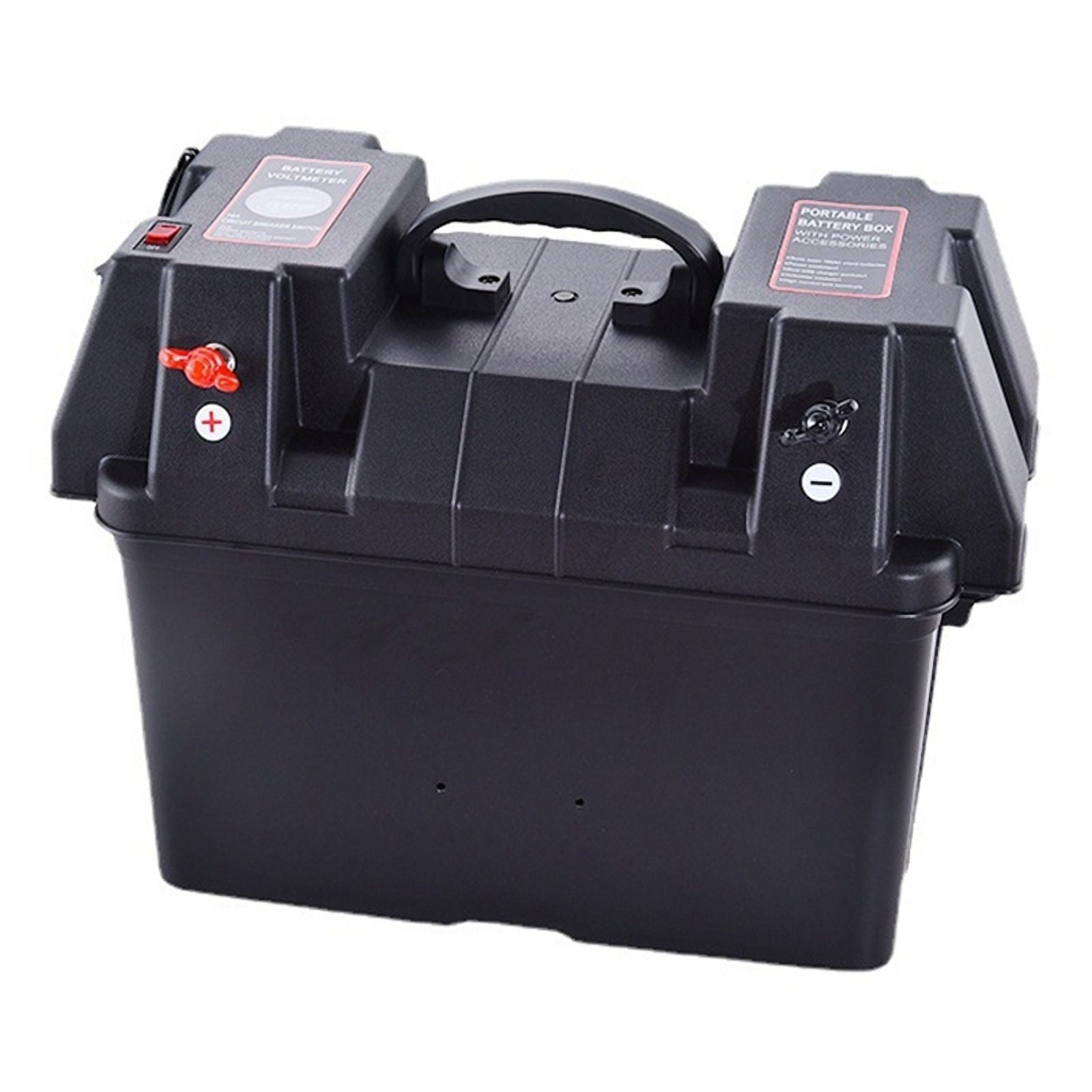 Smart Battery Box, 12V Marine Enclosure, Multi-Port and Circuit Breaker ...