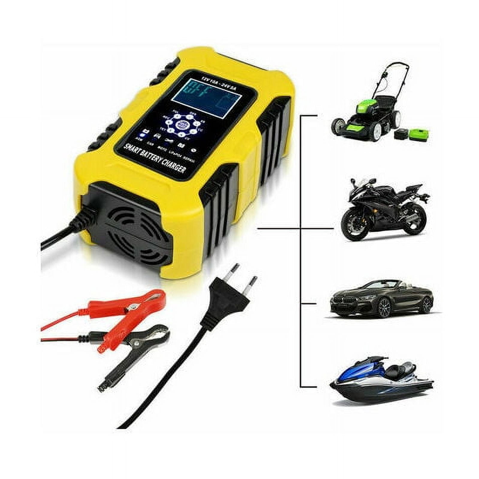 Smart Battery Charger Car Battery Chargers Battery Maintainer Chargers ...