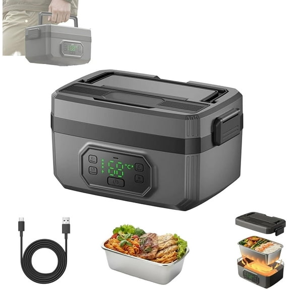 Smart Bento Pro 2.0, Cordless Electric Lunch Box 1.2L Portable ...