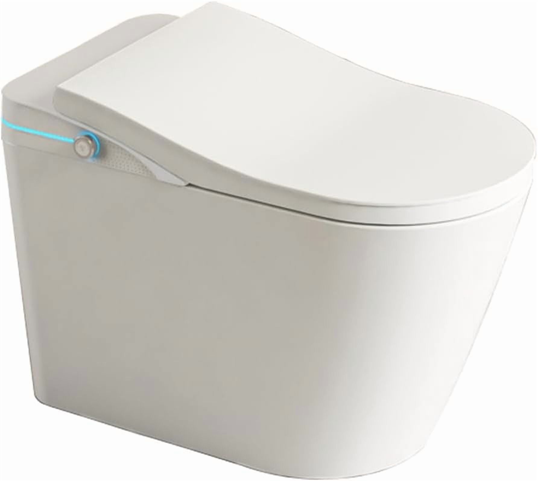 Smart Toilet with Built-in Heated Seat, Tankless Toilet with Auto ...