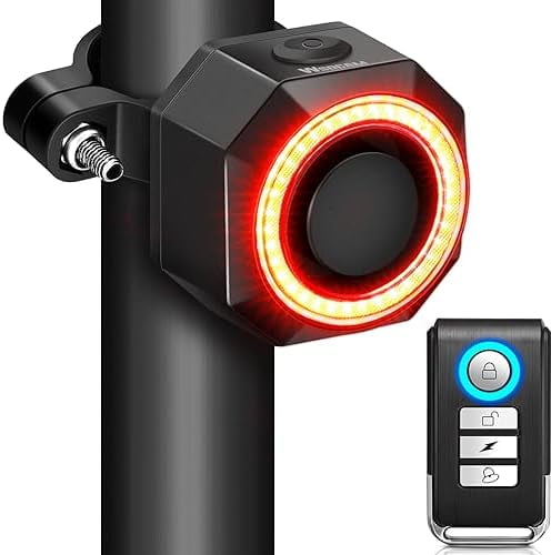 Smart Bike Tail Light Alarm Bike Brake Light Auto ON/Off Anti Theft ...