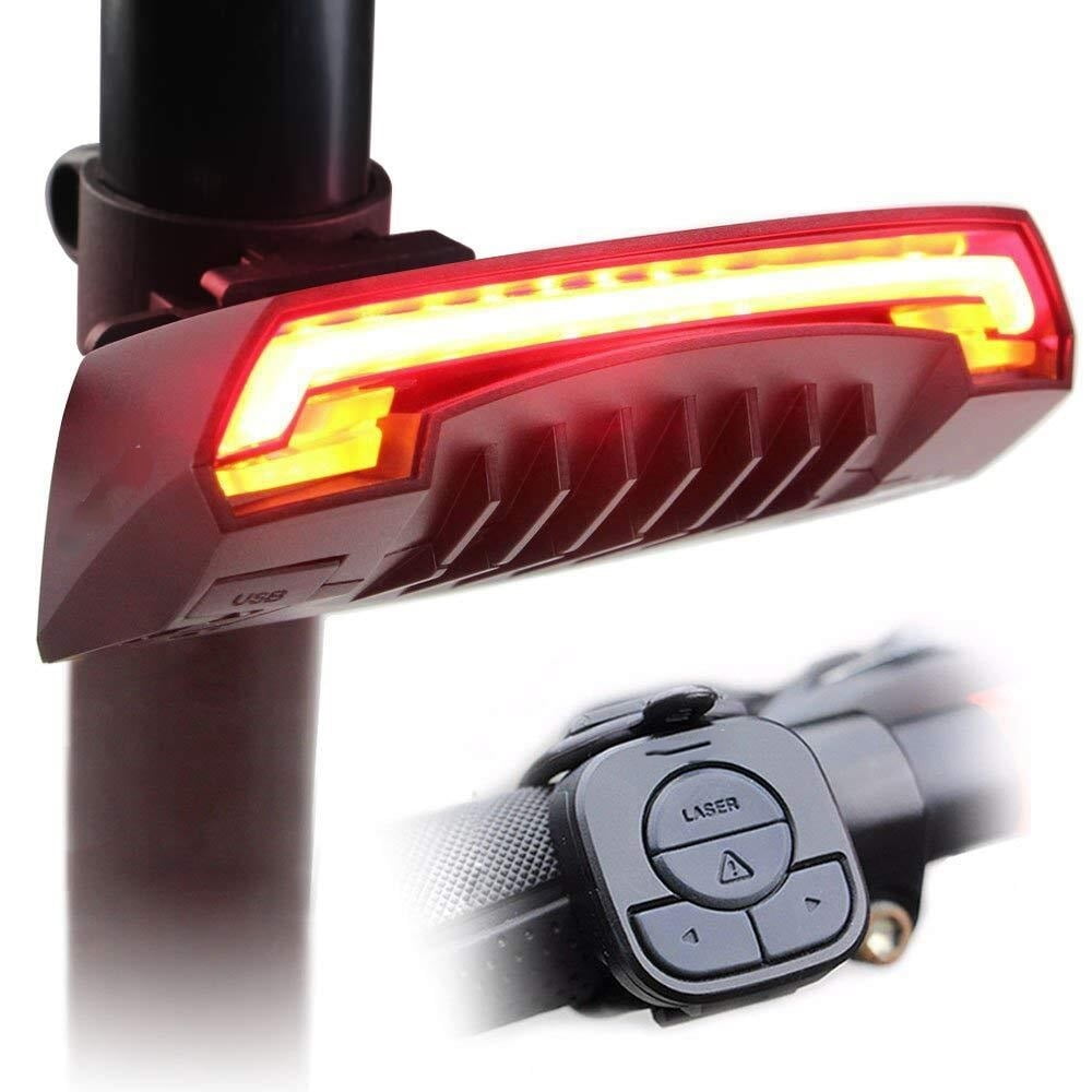 Smart Bike Tail Light with Turn Signals and Automatic Brake Light ...
