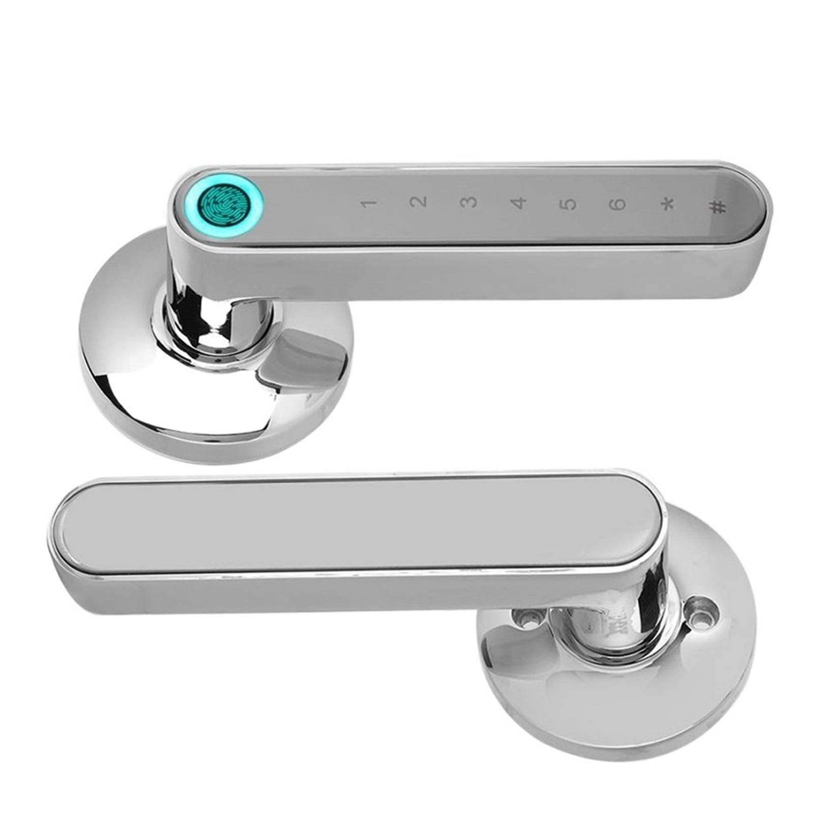 Smart Biometric Fingerprint Door Lock Code Phone APP Bluetooth One Time ...