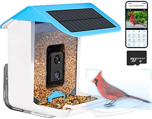 Smart Bird Feeder with Camera Wireless Outdoor, Feeders for Outside ...