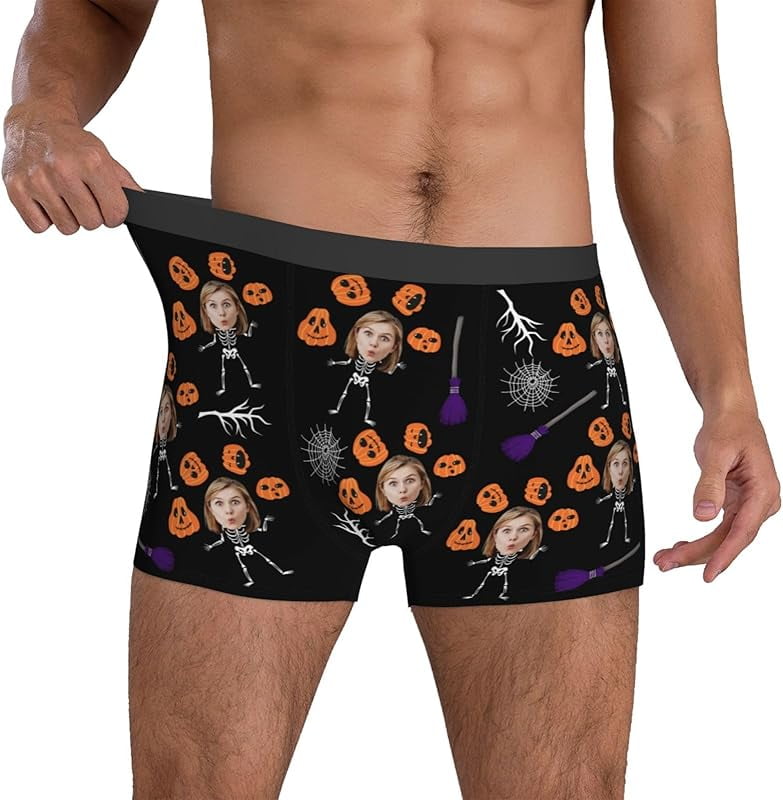 Custom funny Boxers with face for Men Boyfriend Father Husband ...