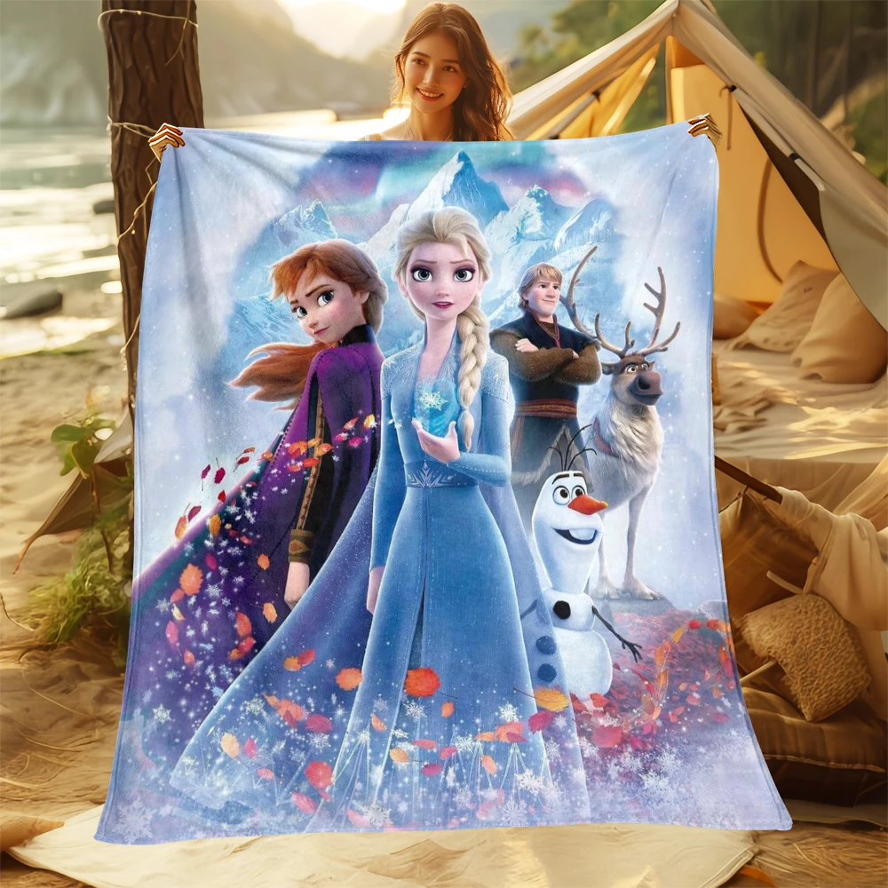 Kids Frozen Elsa Blanket Cartoon Frozen Throw Blankets Super Soft ...