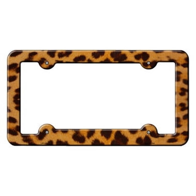 Smart Blonde LPF-046 6 x 12 in. Dark Leopard Print Novelty Metal ...