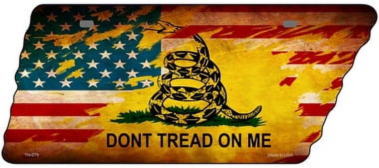 Smart Blonde TN-079 5.5 x 12 in. American Dont Tread Novelty Metal ...