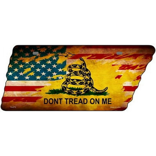 Smart Blonde TN-079 5.5 x 12 in. American Dont Tread Novelty Metal ...