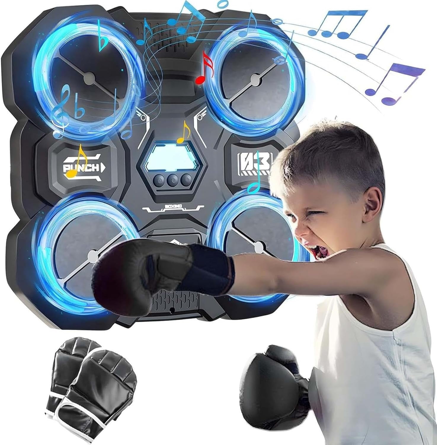 Smart Bluetooth Music Boxing Machine with Boxing Gloves Upgrade Boxing ...