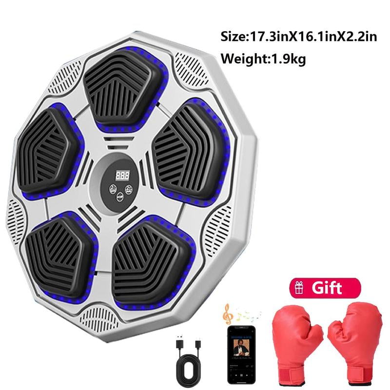Smart Bluetooth Music Boxing Machine with Boxing Gloves, Wall-mounted ...