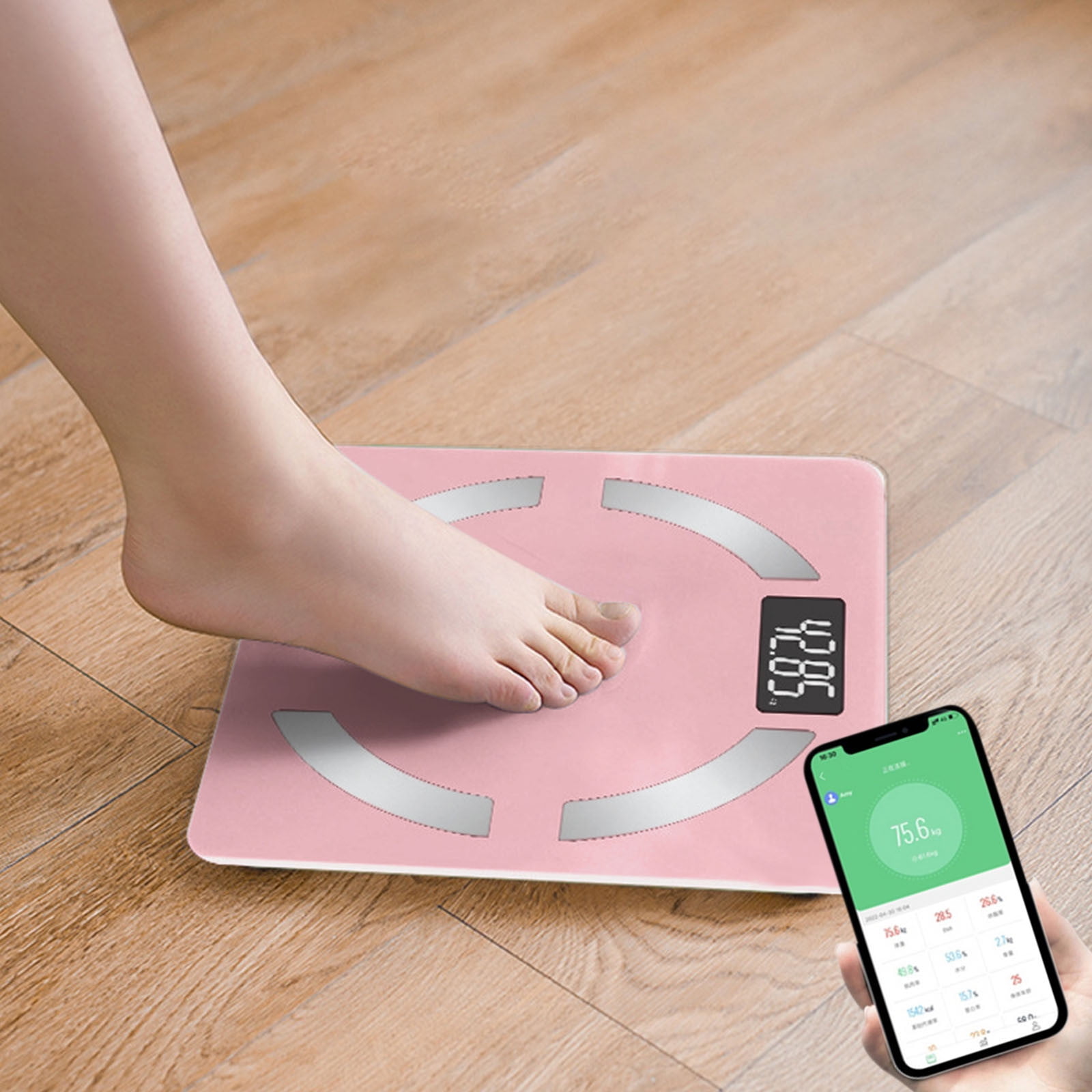 Smart Bluetooth Weight Scale with LED Display for Accurate Body Weight ...