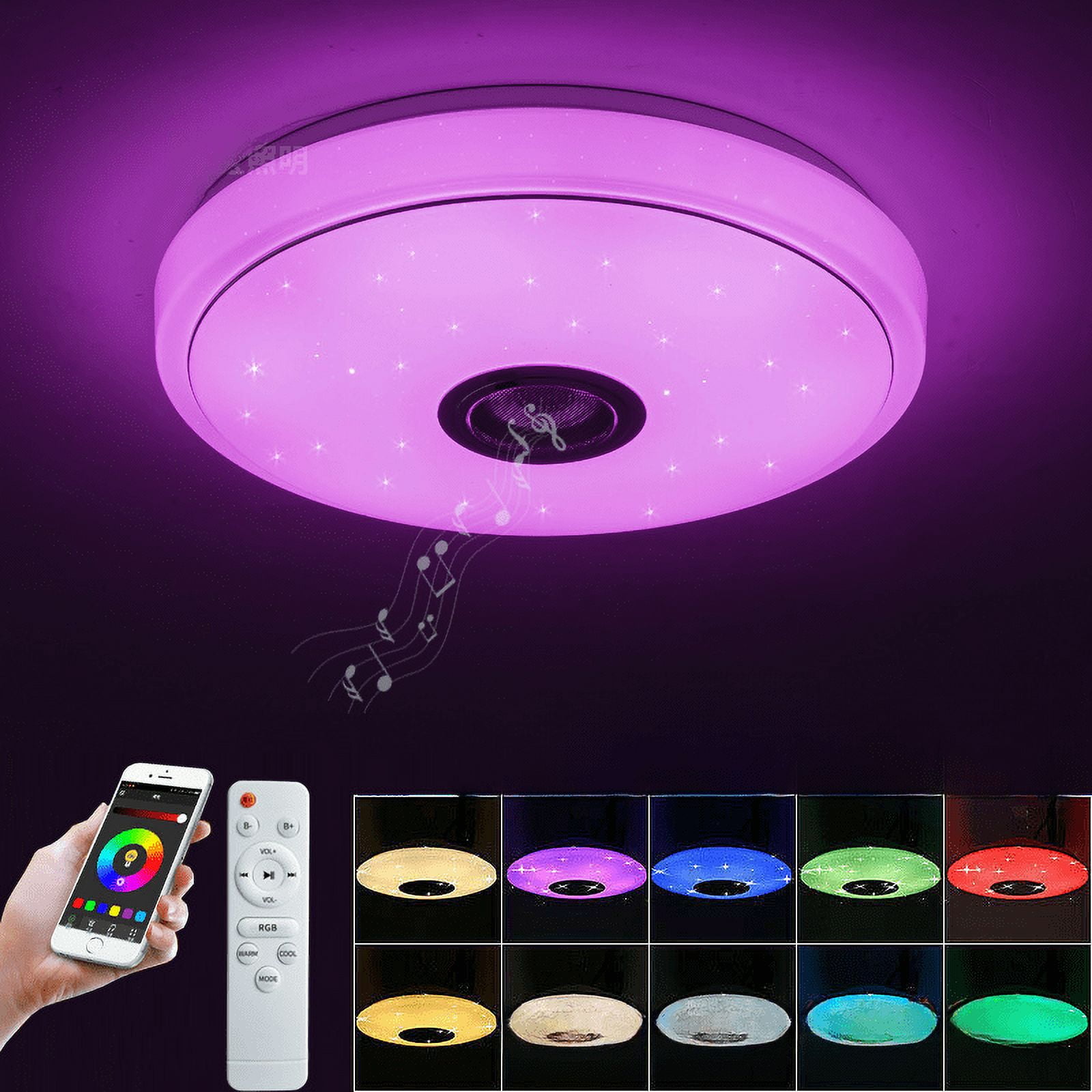 Smart Bluetooth music lamp LED music ceiling lamp mobile phone APP ...