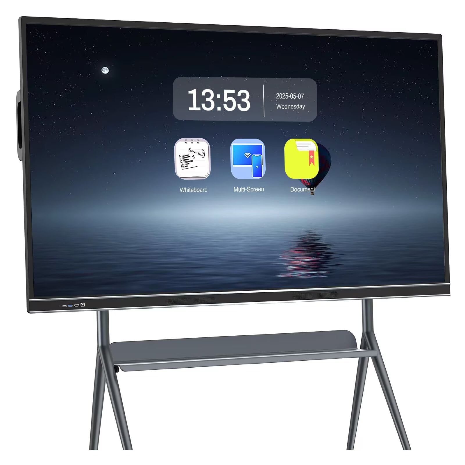 OmninexHub Smart Board 75 Inch Interactive, All-in-One Touch Screen ...