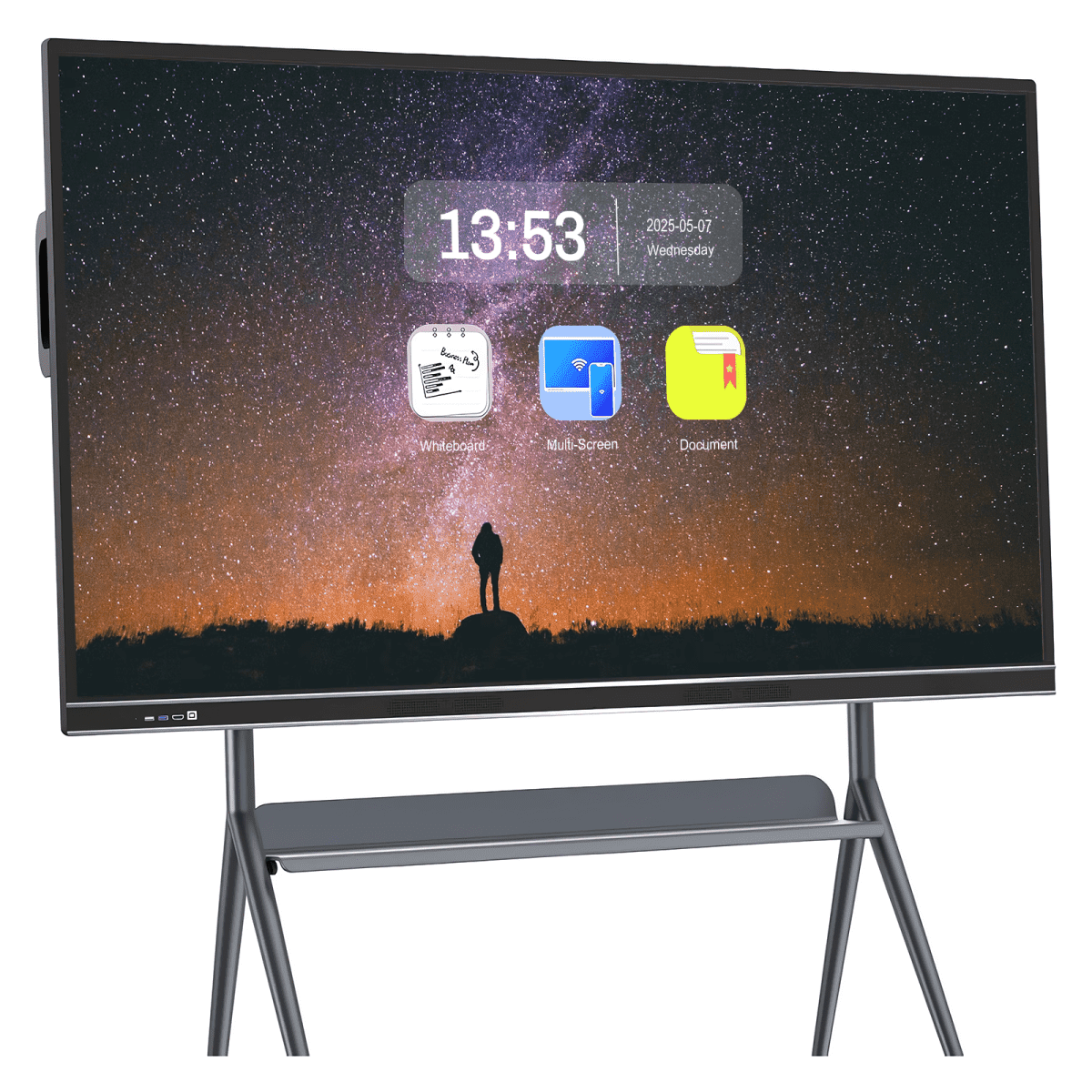 OmninexHub Smart Board, 75''Touch Screen All-in-One Digital Electronic Interactive Whiteboard ...