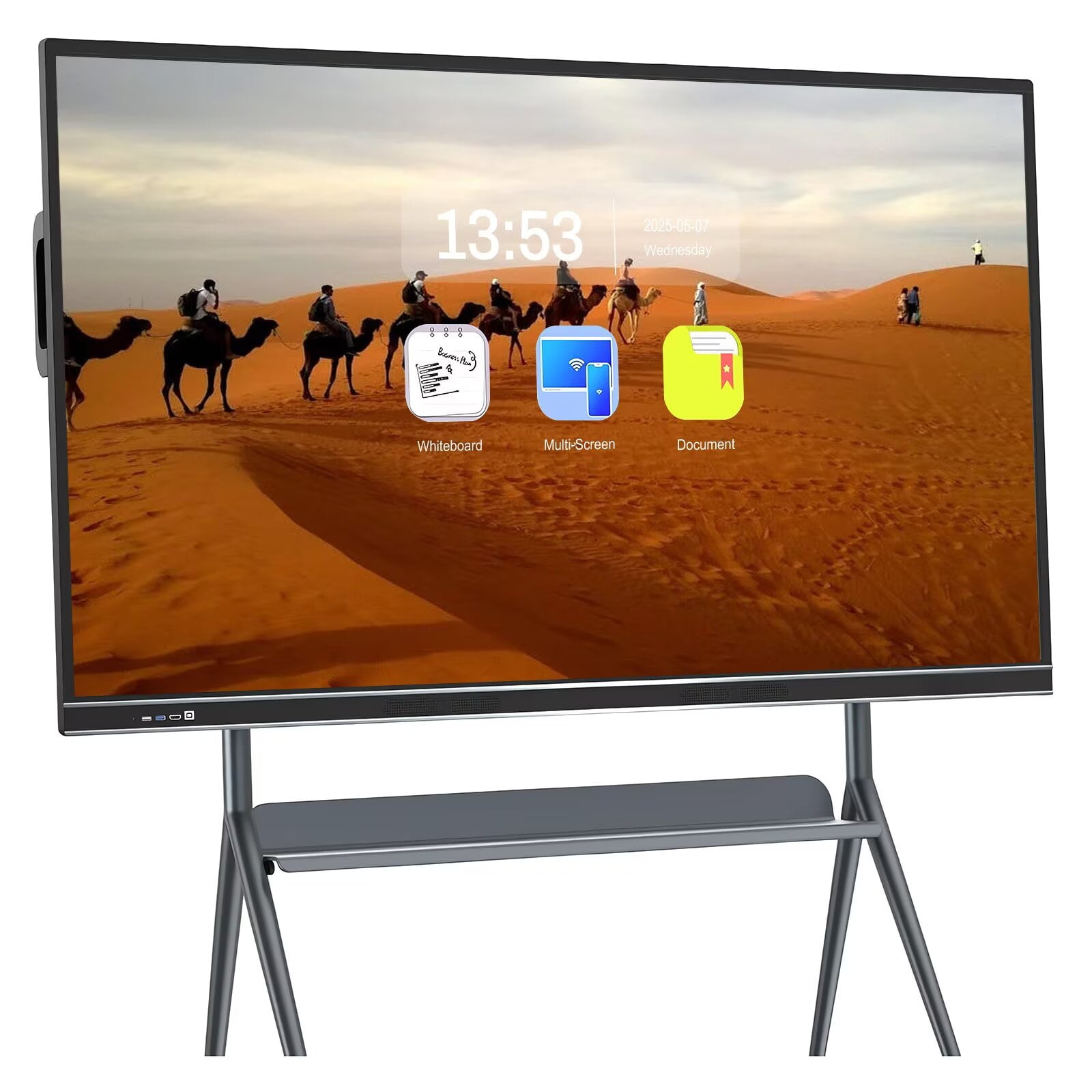 Smart Board for Classroom, 4K Monitor All-In-One Multi-Touch ...