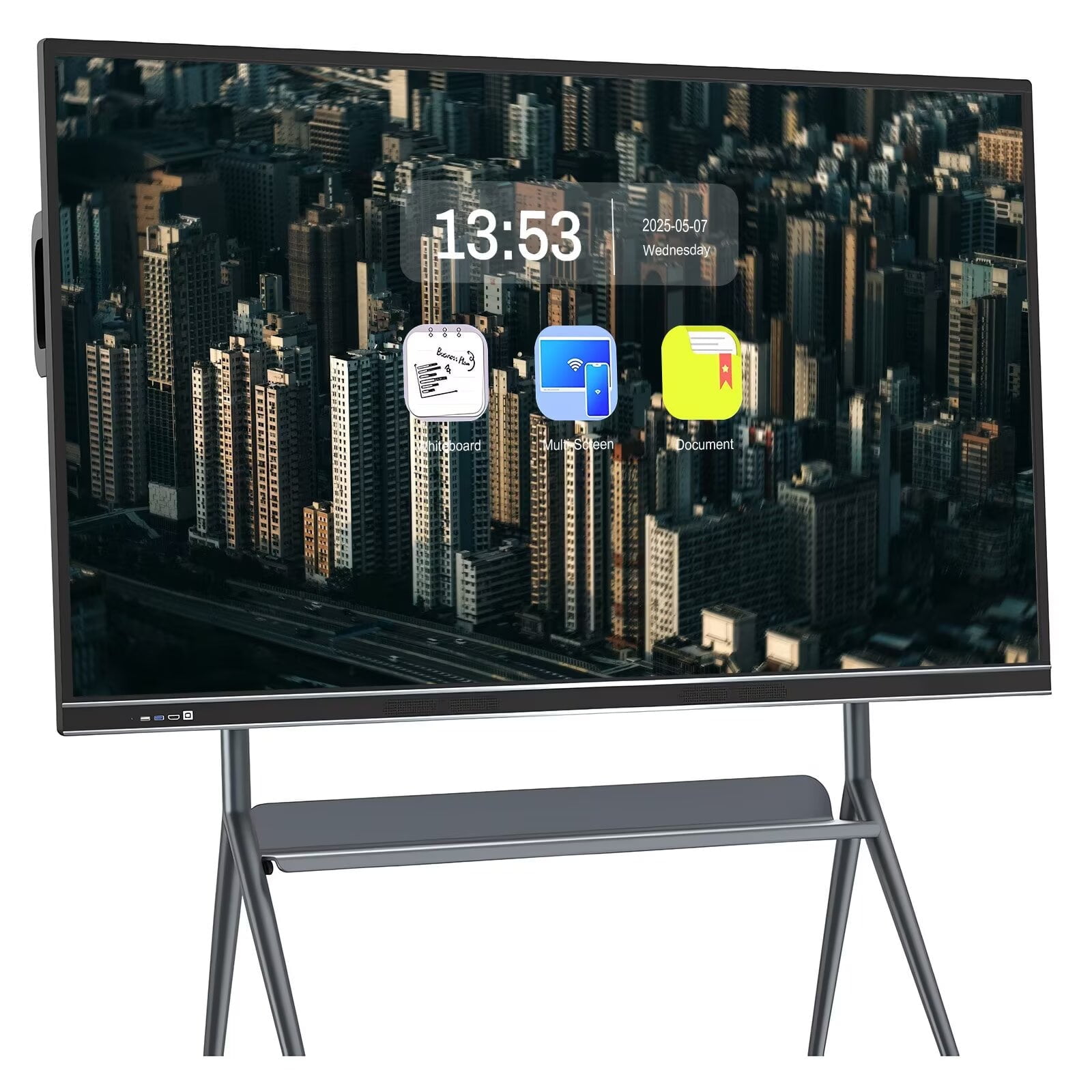 Smart Board, Dual OS 75" 4K Interactive Whiteboard Electronic Calendar ...