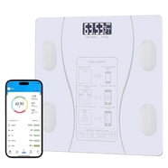 iHome Smart Bluetooth Digital Battery Power Bathroom Scale, Body Weight ...