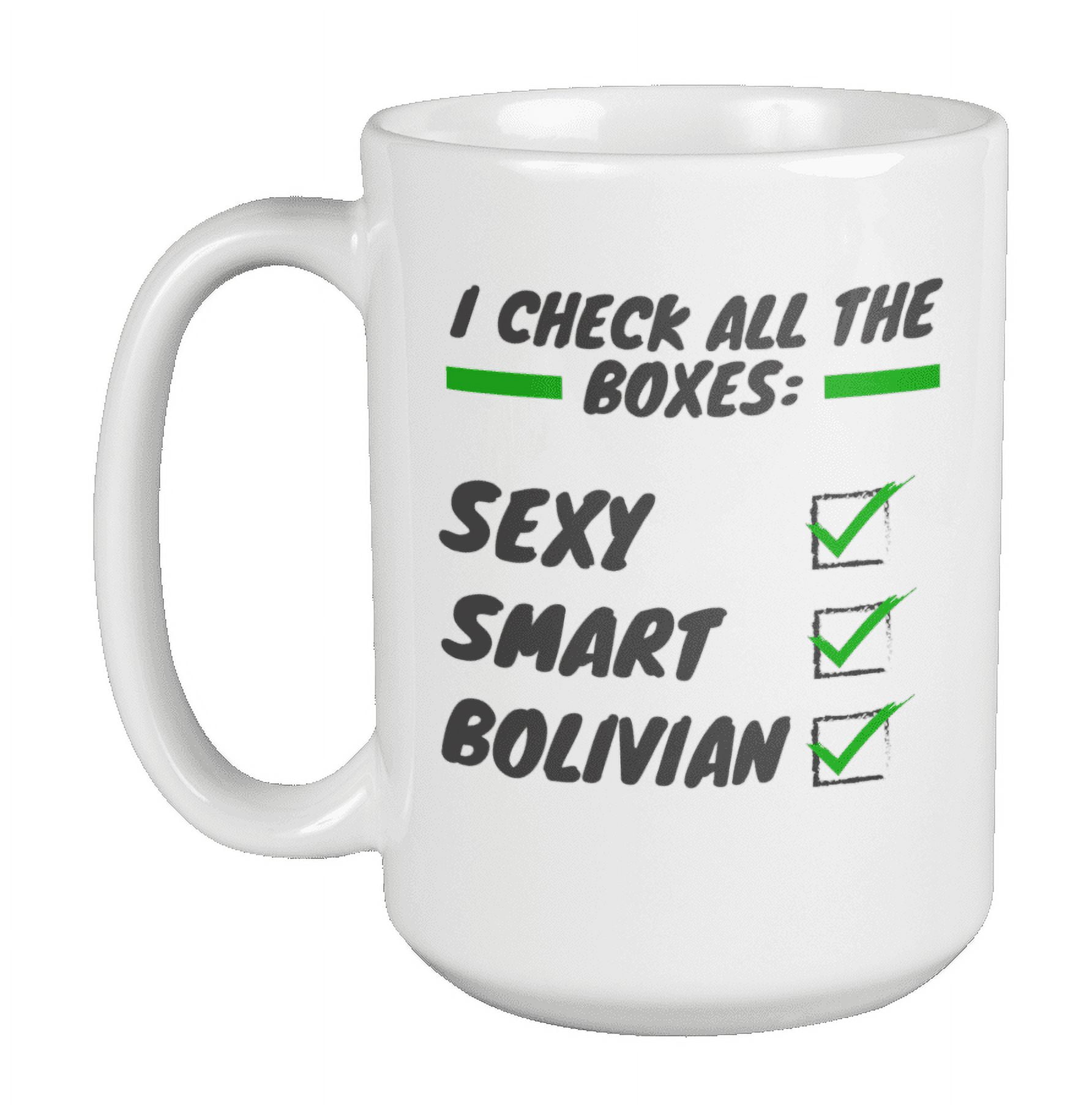 Smart Bolivian, Bolivia Hispanic & Amerindian Themed Coffee & Tea Gift ...