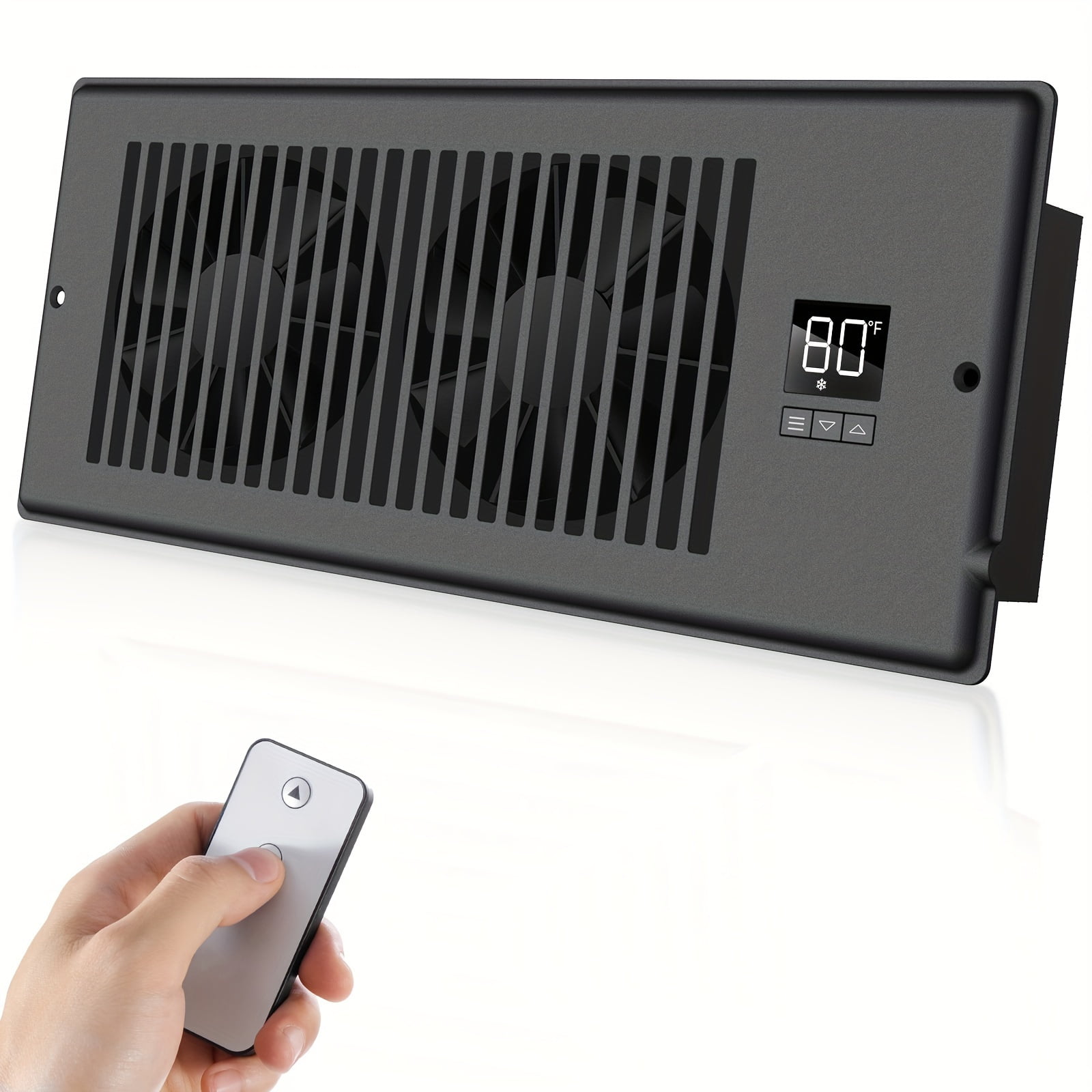 [Smart Booster Fan] 10-Speed Smart Quiet Register Booster Fan | Heating ...