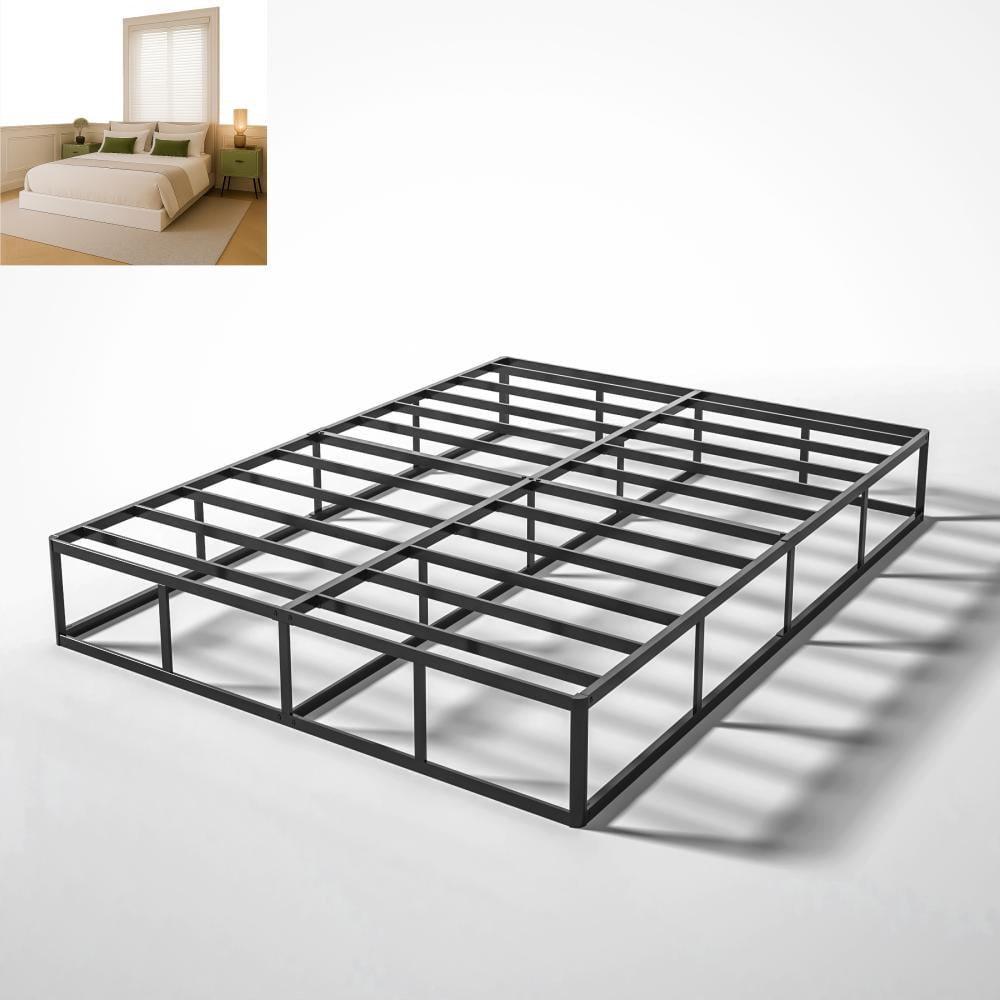Smart Box Spring Bed Base for Full Size, Tool-Free Assembly, Durable ...