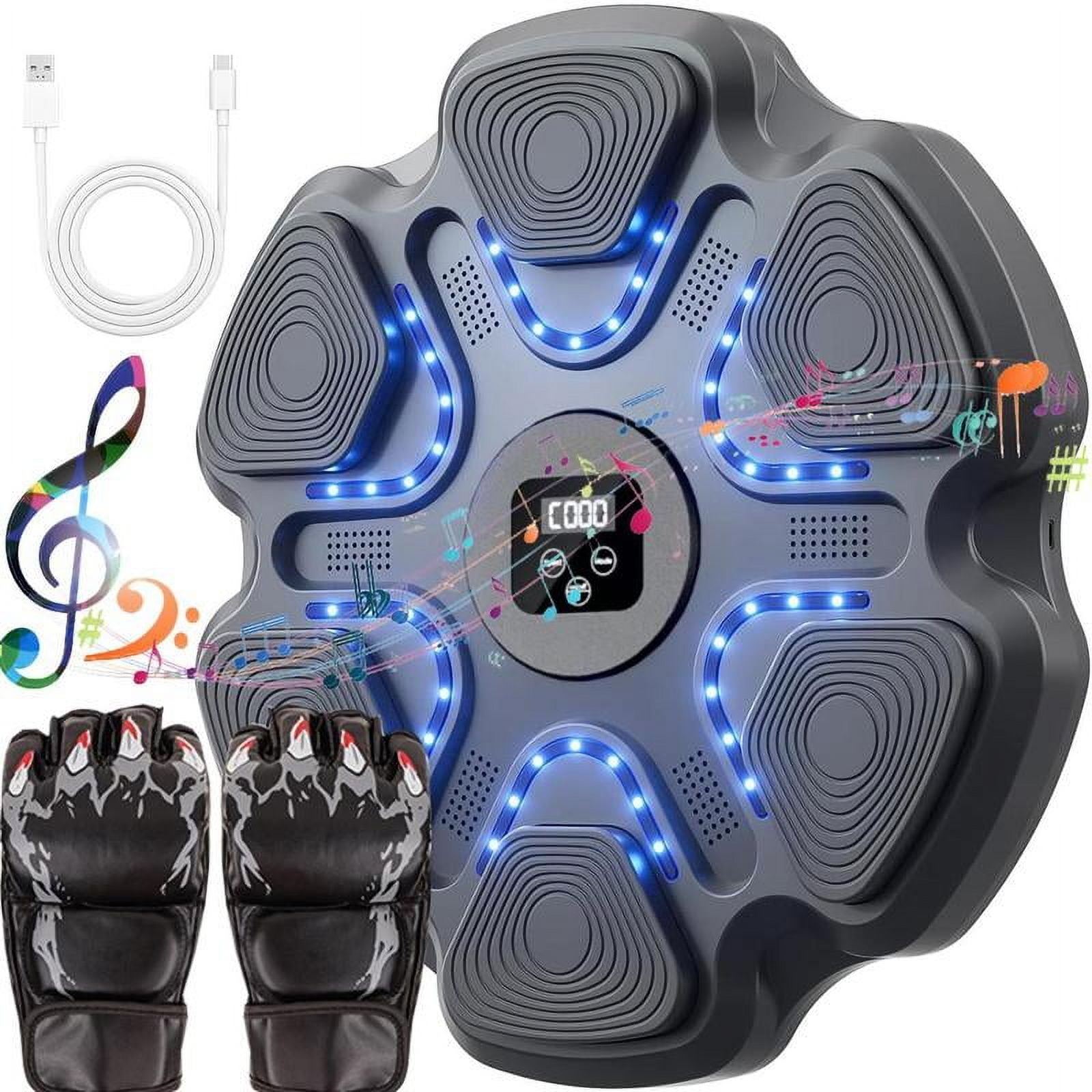 Smart Boxing Wall Mount Machine: Adults Kids Music Punching Trainer ...