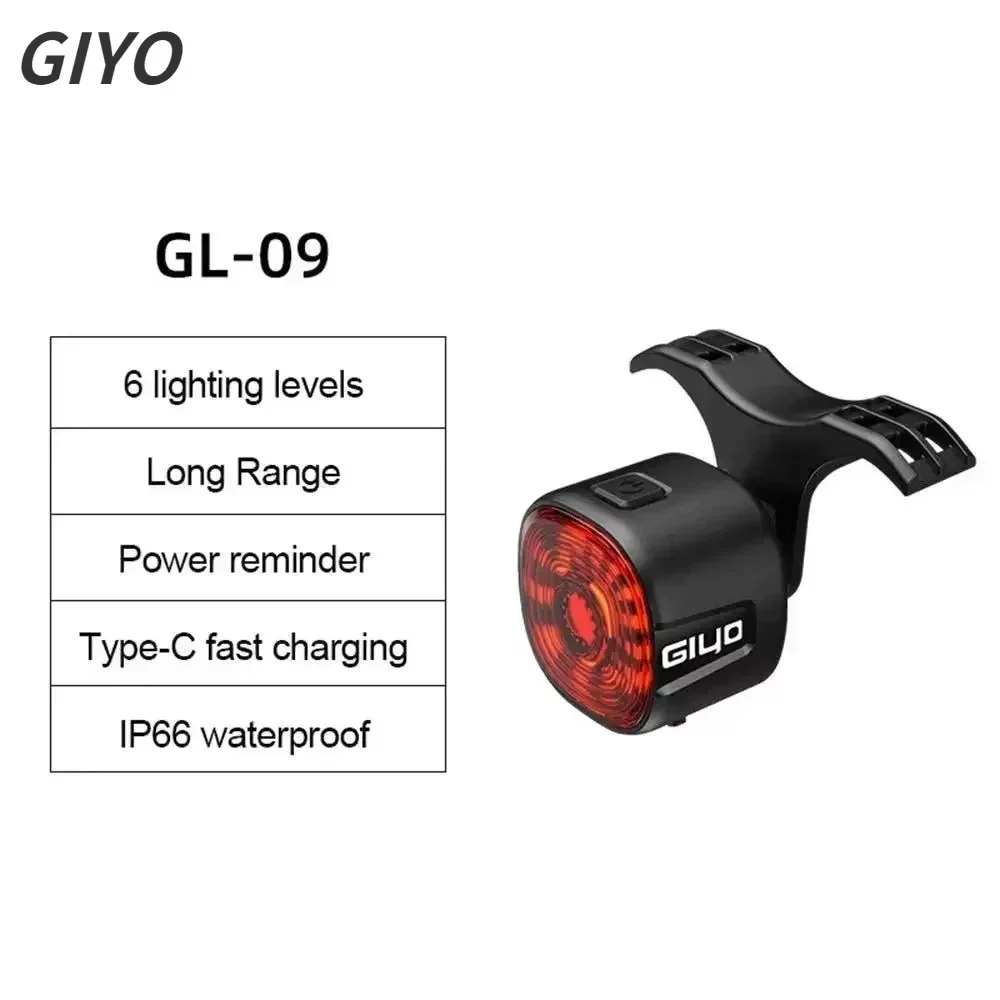 Smart Brake Bicycle Rear Light Auto on/Off Stop Signal Brake Road Bike ...