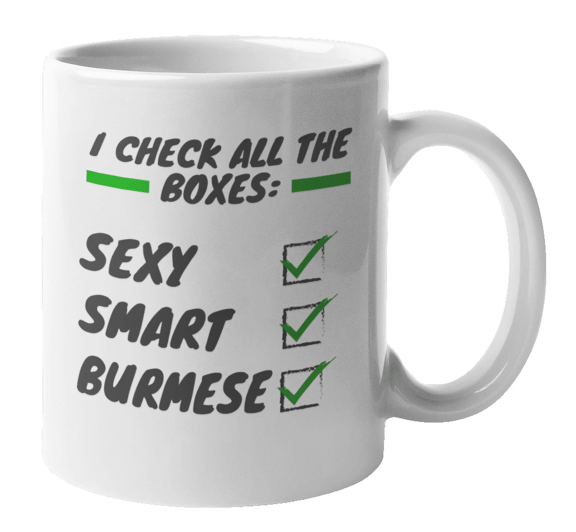 Smart Burmese, Burma Themed Coffee & Tea Gift Mug (11oz) - Walmart.com