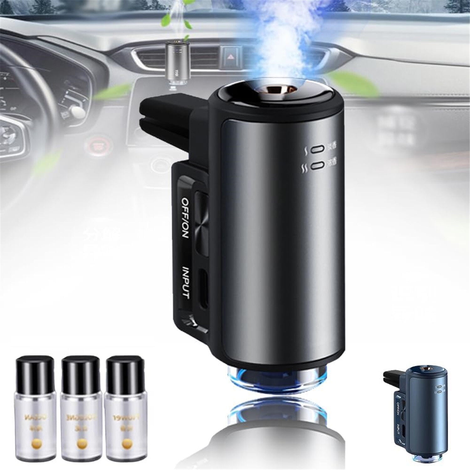 Smart Car Air Freshener, 2024 New Smart Car Air Freshener Diffuser with ...