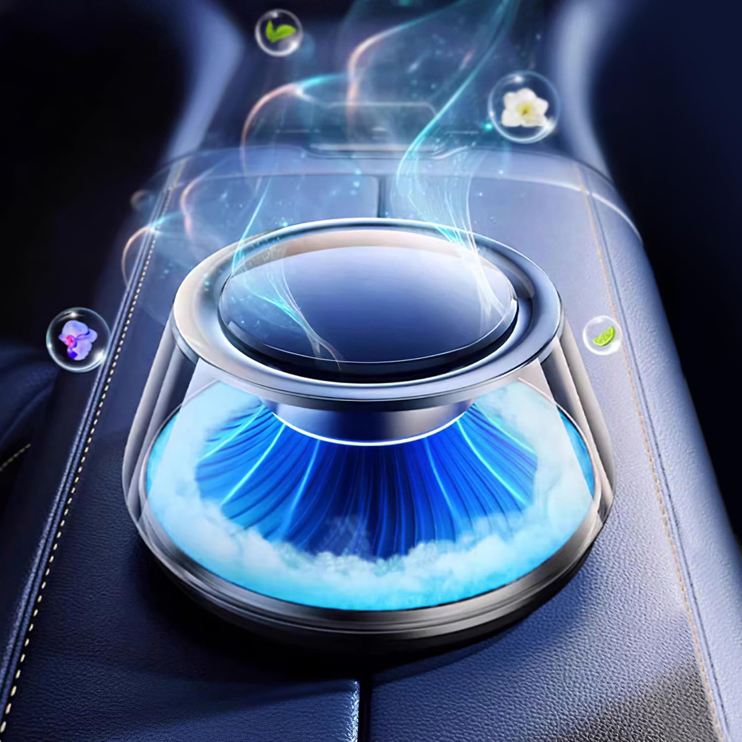 Smart Car Air Freshener 5 Ambient Light & Mist Car Fragrance, Auto On ...