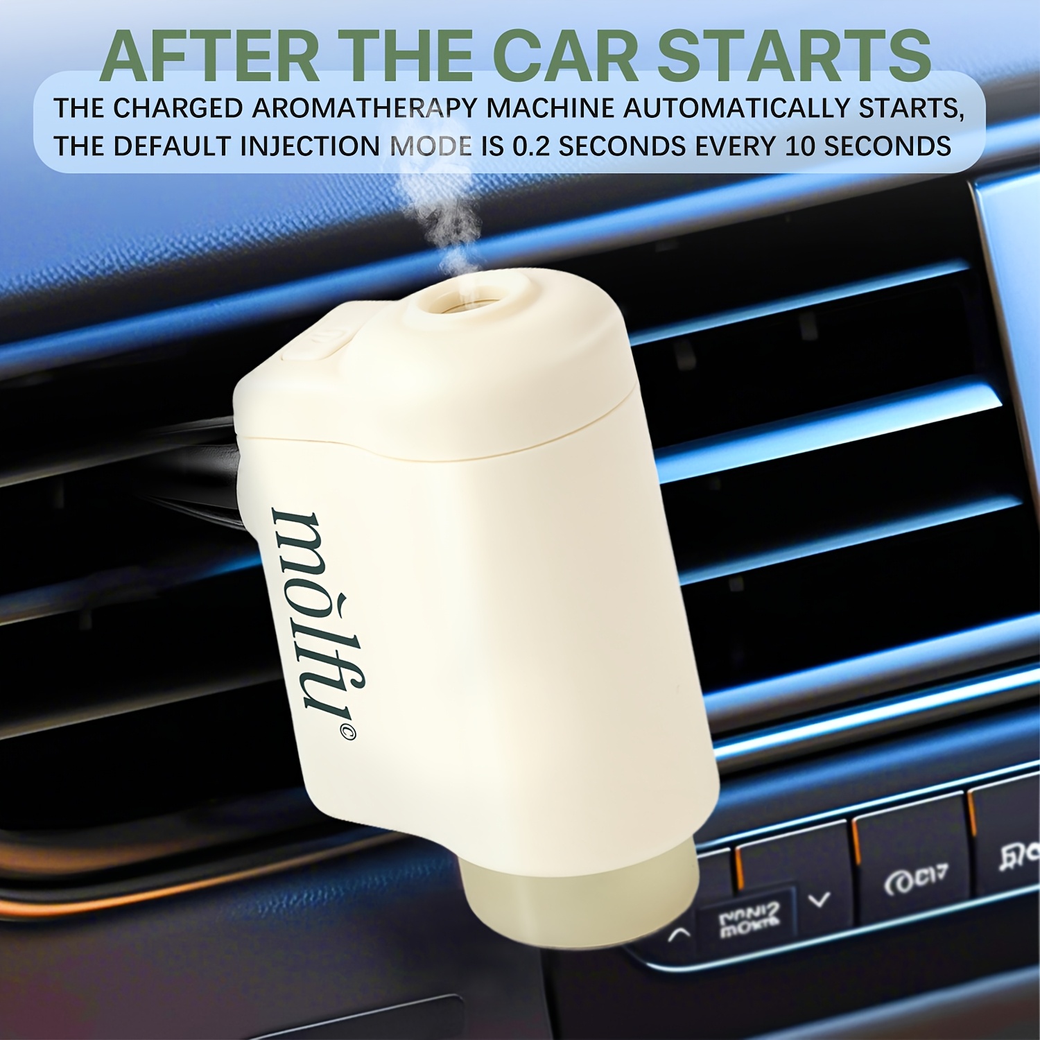 Smart Car Air Freshener Diffuser With Adjustable Concentration Suitable ...