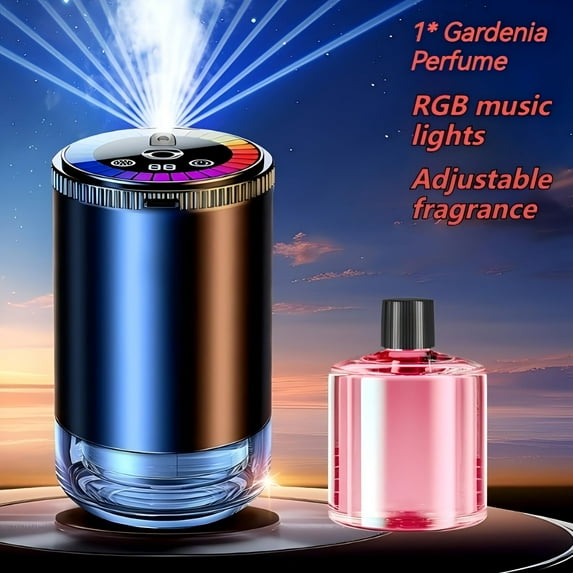 Smart Car Air Freshener with Dynamic Light Show & Starry Sky Mode ...