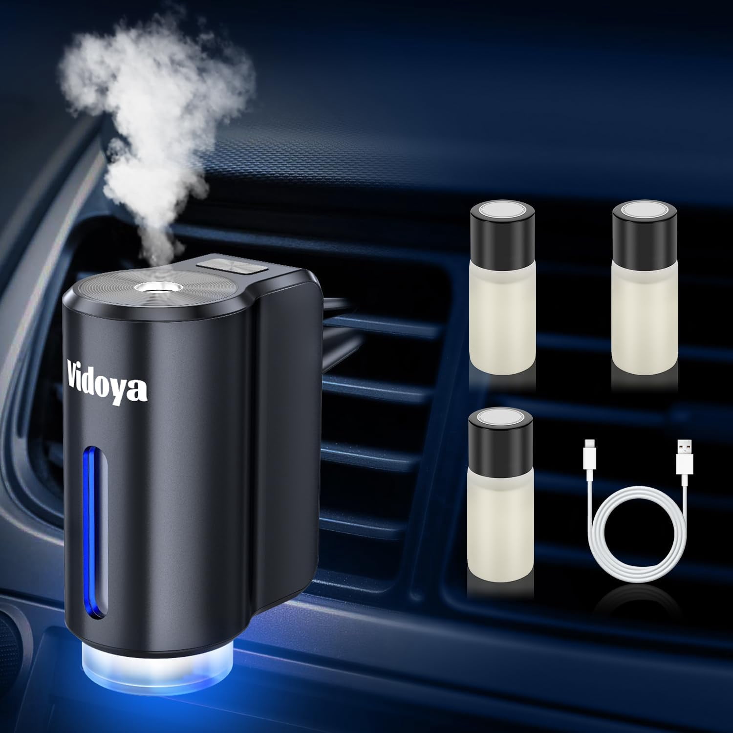 Smart Car Air Freshener, Electric Car Air Freshener Diffuser, Three ...