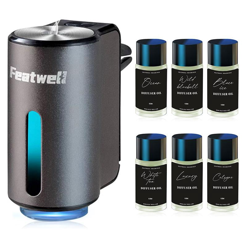 Smart Car Air Freshener with Adjustable Scent Levels - 3x10ml Natural ...
