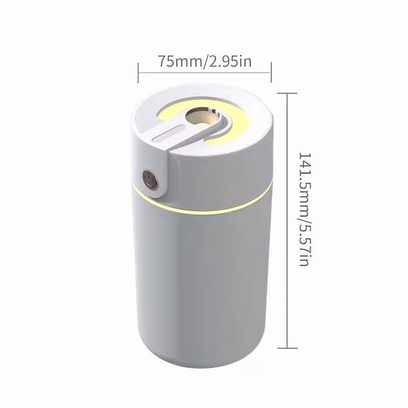 Smart Car Aroma Humidifier & Diffuser - Portable Essential Oil Diffuser ...