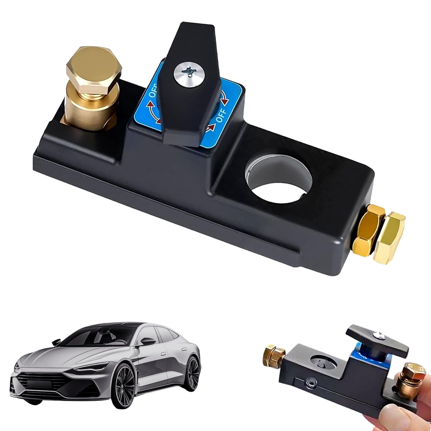 Smart Car Battery Disconnect Switch, 2025 Upgraded Universal Heavy Duty ...